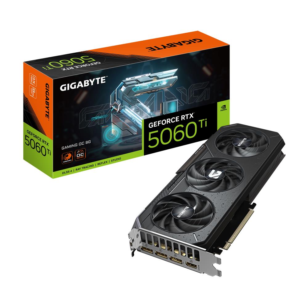 Graphics Card|GIGABYTE|NVIDIA GeForce RTX 5060 Ti|8 GB|GDDR7|128 bit ...